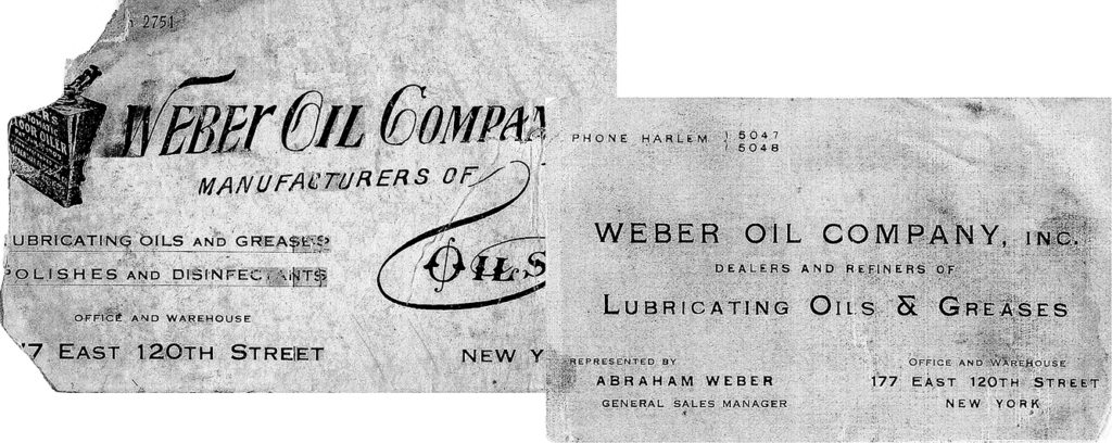 Old-Bus-Cards - David Weber Oil Co.
